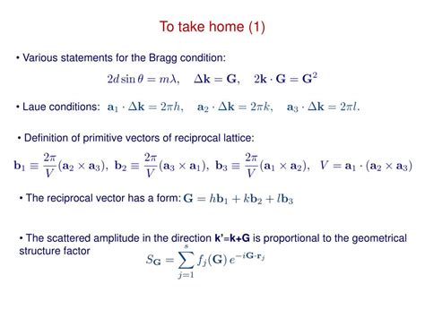 Ppt Wave Diffraction And Reciprocal Lattice Powerpoint Presentation Free Download Id1436335