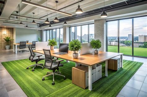 Premium Photo Modern Openplan Office Interior Workspace