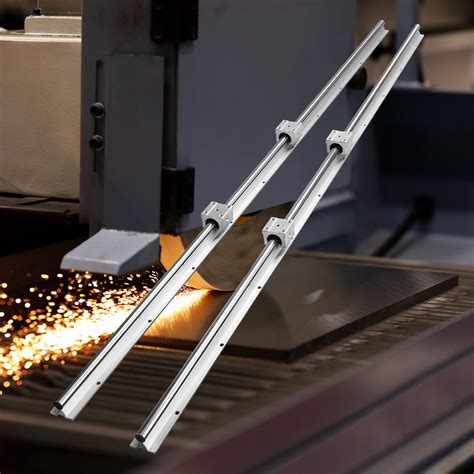 bentism 2pcs sbr16 1500mm linear guide rail slide rail 4 pcs sbr16uu