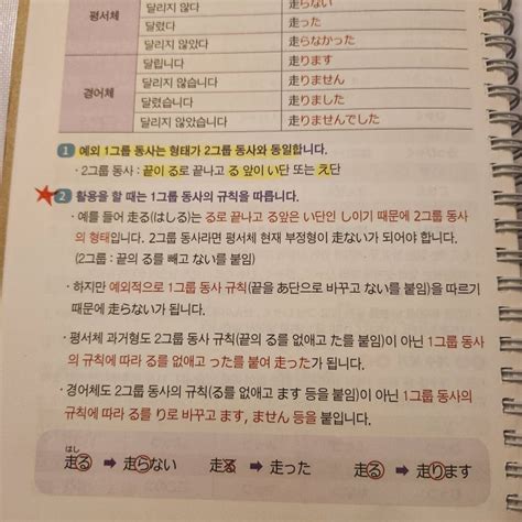 일본어 예외 1그룹동사 활용 지식in