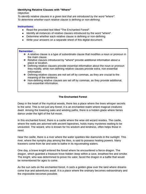 Exercise 1 Pdf Clause Dragon