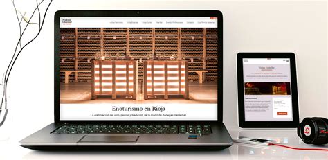 One Page Web Web Tipo Sábana Para Enoturismo Valdemar Ladinamo