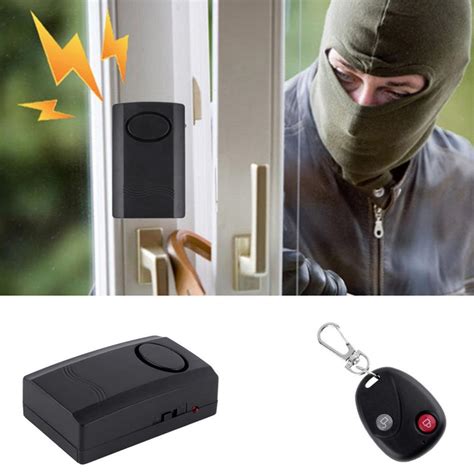 Wireless Remote Control Vibration Alarm Home Security System Security