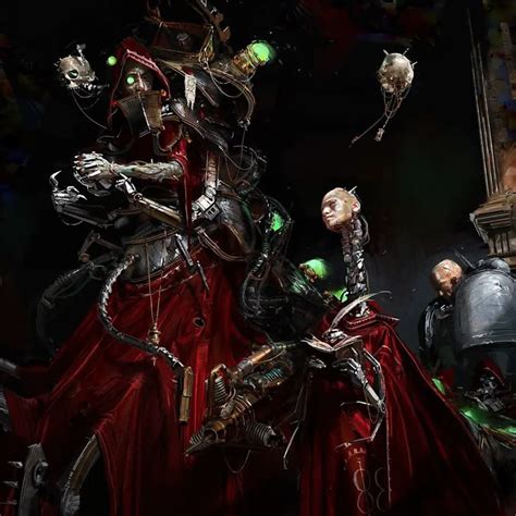Warhammer 40k Artwork Belisarius Cawl Admech Artwork 40k Admech Art