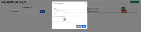 Github Radwanromybookmark Manager Fe App