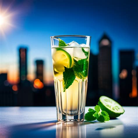 Cucumber Mint Breeze Refreshing And Invigorating Cocktail
