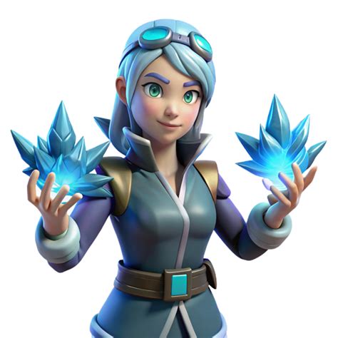 Ice Mage Fantasy 3d Render 55241043 Png