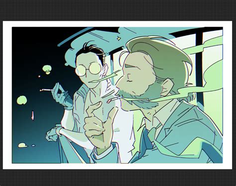 Kim Kitsuragi And Harry Du Bois Disco Elysium Drawn By Robodumpling