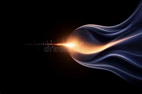 Abstract Art Of Binary Code Stream Global Programming And Technology Stock Illustration