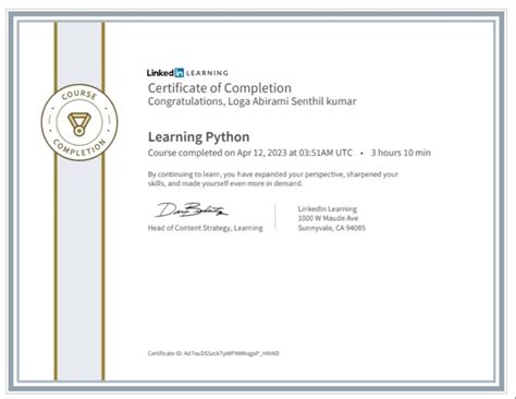loga abirami senthilkumar on linkedin just finished the course