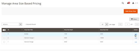 Can I Delete Area Based Printing Method From Edit Page
