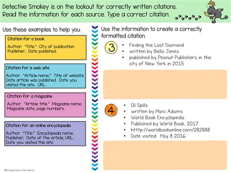 Citation Review Activities For Google Slides