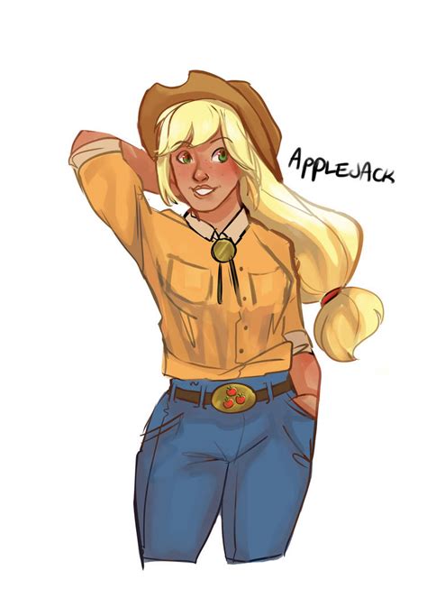 Human Mlp Applejack By Ohmisweetgoodness On Deviantart