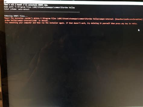 i m experiencing this problem in trying to update smapi i am the