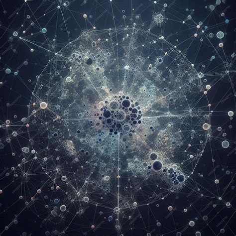 premium photo neural pattern design neural network art neural