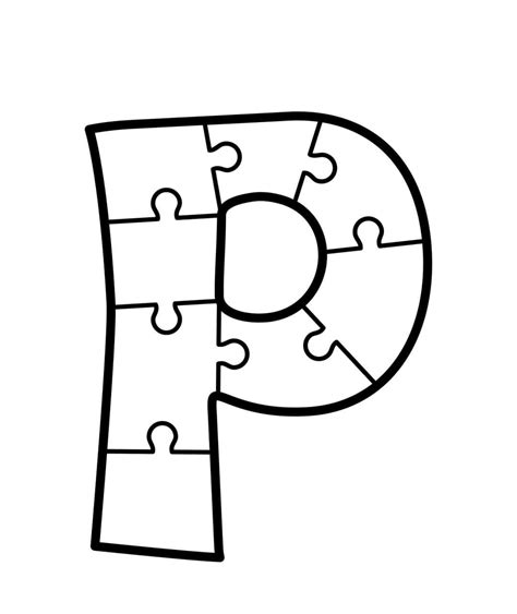 Letter D Puzzle Coloring Page Artofit