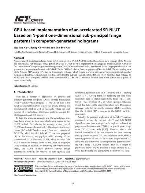 pdf gpu based implementation of an accelerated sr nlut based on n