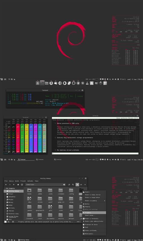 [cinnamon] Linux Mint Conky Docky R Unixporn