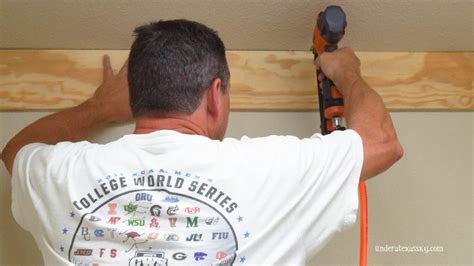 Faux Shiplap Installation Under A Texas Sky