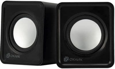 Колонки Oklick OK-331, 2.0, черный [440404] – купить в Ситилинк | 440404
