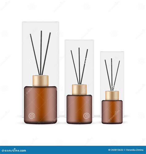 Aroma Reed Fragrance Diffuser On Light Gray Background Royalty Free