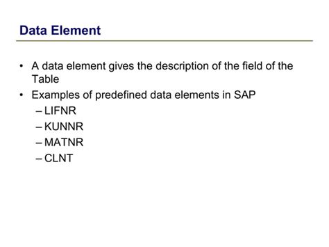 Sap Abap Data Dictionary Pdf Databases Computer Software And Applications
