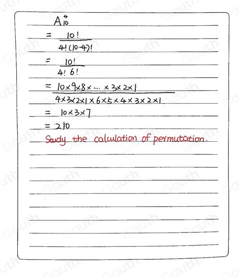 solved problemis permutation then find its value from a list of 10