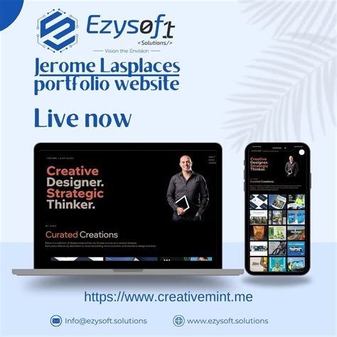 Websitelaunch Creativedesign Portfoliowebsite Jeromelasplaces