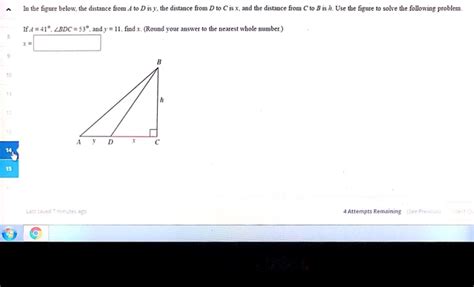 Solved In The Figure Below The Distance From A To D Is Y Chegg