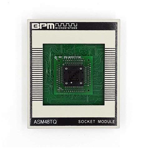 fasm48tq socket card bpm microsystems device programming systems for