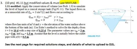 Solved 3 10 Pts 111 But Modified Values And Must Use