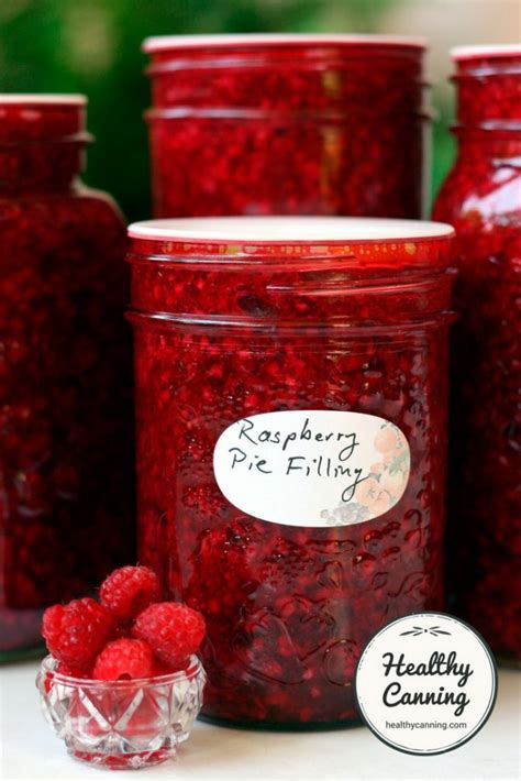 Raspberry Pie Filling Healthy Canning