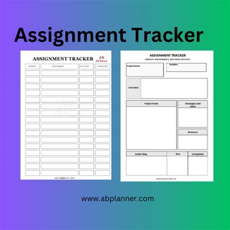 Assignment Tracker