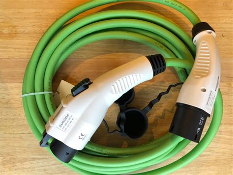 Ev Charging Leads Type Type A Phase Straight Hi Vis Lime Green M Run By Installers