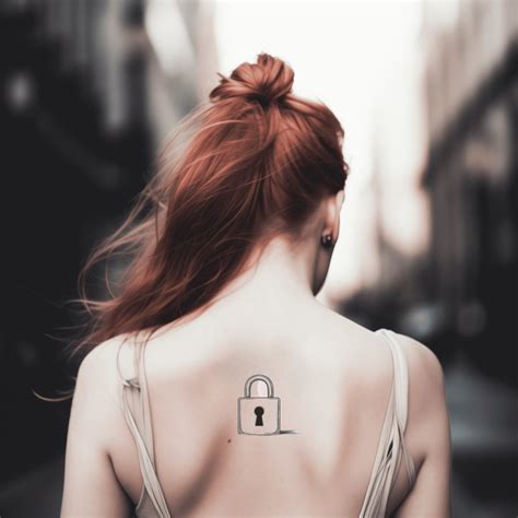 Small Padlock Icon Tattoo Idea Tattoos Wizard Designs
