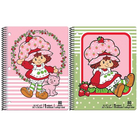 Strawberry Shortcake Spiral Notebooks Bulk Dollardays