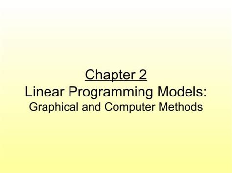 12 Ds Formulation Of Lpp Model Ppt