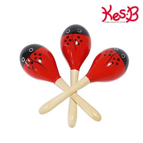 캐스b맑은소리 원목 마라카스 3종 악기 완구 유아교구 홈플러스 택배배송