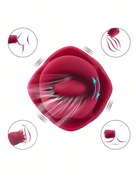 New Bite Tongue Licking Vibrator Red Lip Rose Egg Jumping Universal