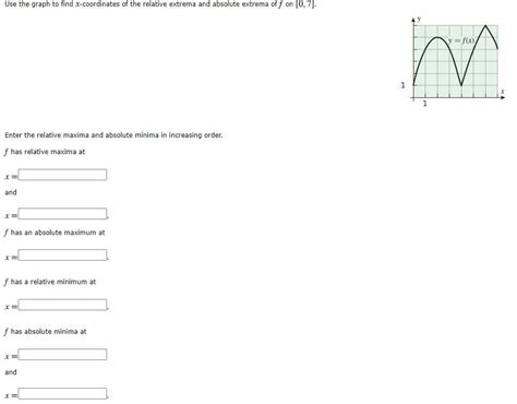 solved use the graph to find x coordinates of the relative