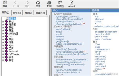 jquery api 中文手册 csdn博客
