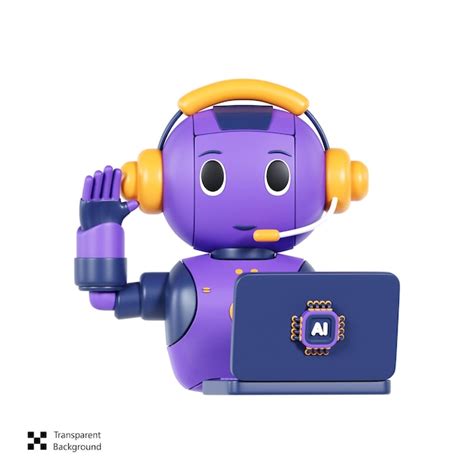 Premium Psd Ai Chat Bot 3d Icon