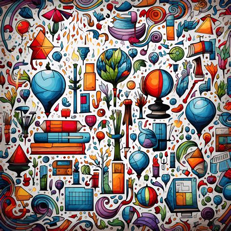 Education Pattern Background In Doodle Style Illustration Premium Ai