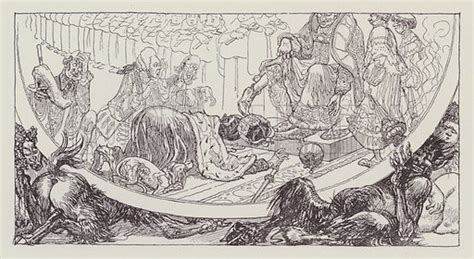 Scene From Virgils Aeneid Stock Image Look And Learn