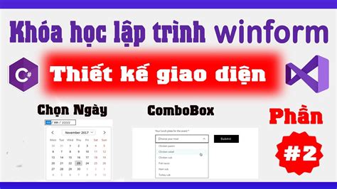 Ô Ngày Combobox Thiết Kế Giao Diện Trong Winform C Phần 2 Nt Software Nt Software