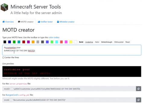 How To Change The MOTD Of A Minecraft Server