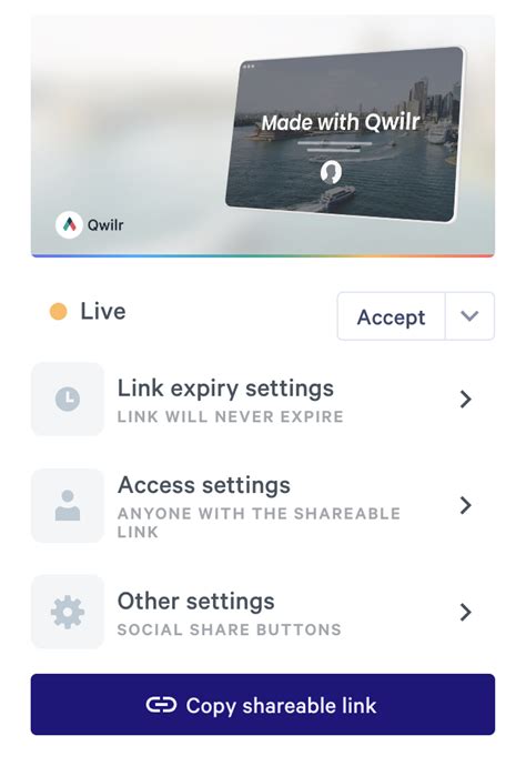 adding social media sharing links to pages qwilr help center