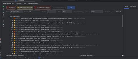 Sonarqube For Ide Intellij 11 0 All Findings Are Now Centralized And Filterable Releases