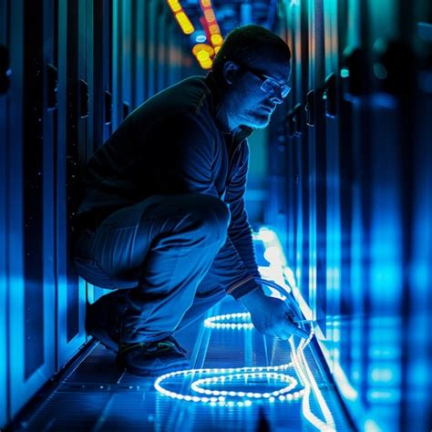Free Data Center Technician Image Download At Stockcake