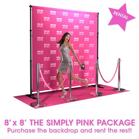 The Simply Pink Rental Package Step And Repeat La